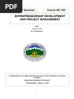 BCOS 185 Entrepreneurship Revision Notes | PDF | Entrepreneurship ...
