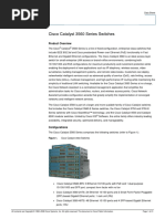 Cico-3650 Series Data Sheet | PDF | Network Switch | Computer Network