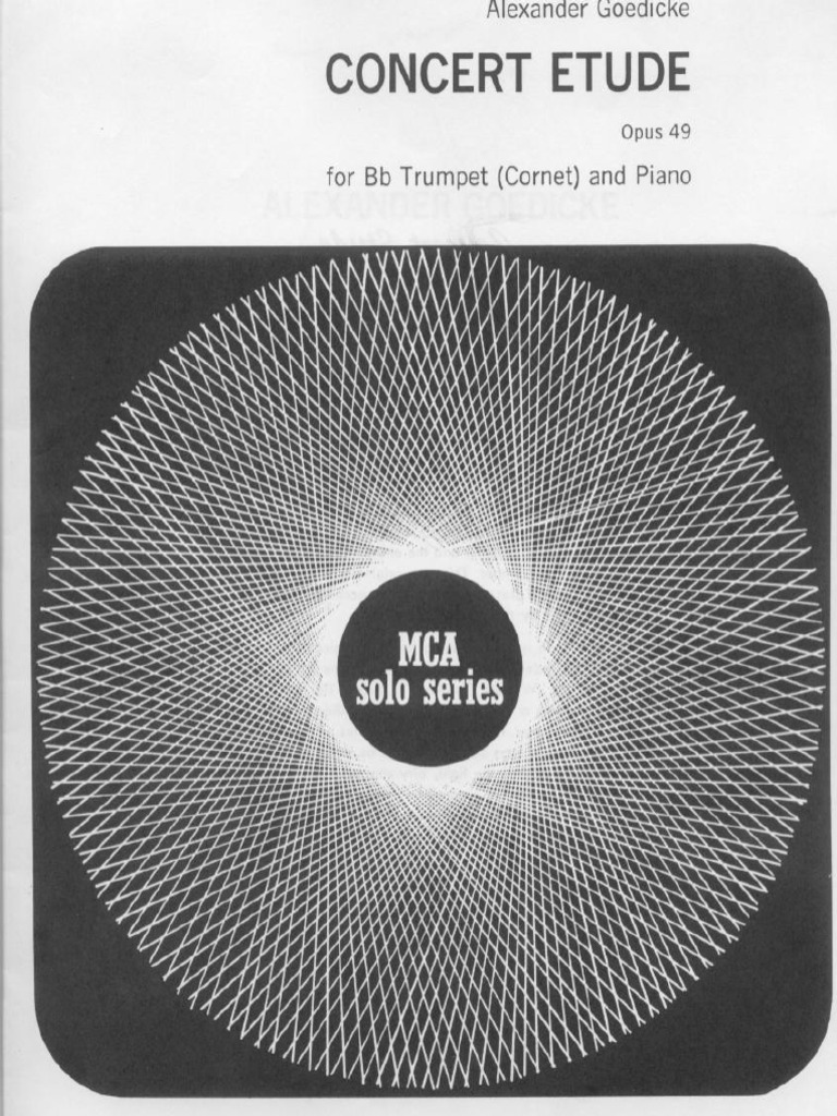5-6-Goedicke - Concert Etude | PDF