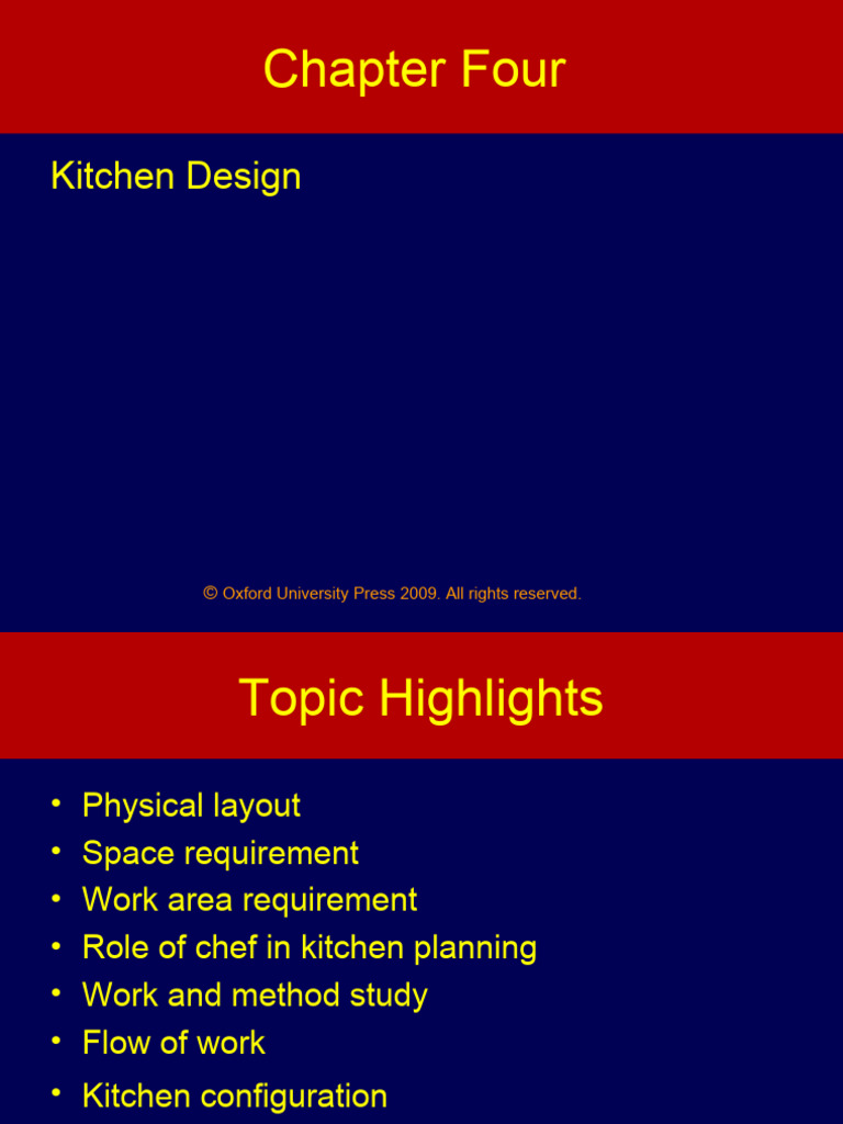 343 33 Powerpoint Slides Chapter 4 Kitchen Design | PDF | Menu | Kitchen
