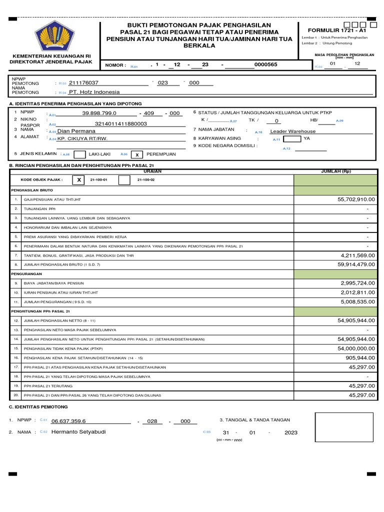 SPPT Dian Permana | PDF
