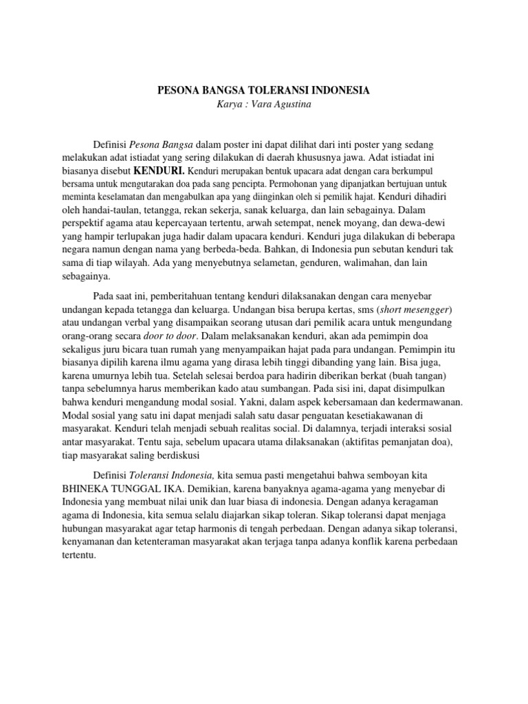 Konsep Poster Desain FLS2N | PDF | Agama & Spiritualitas