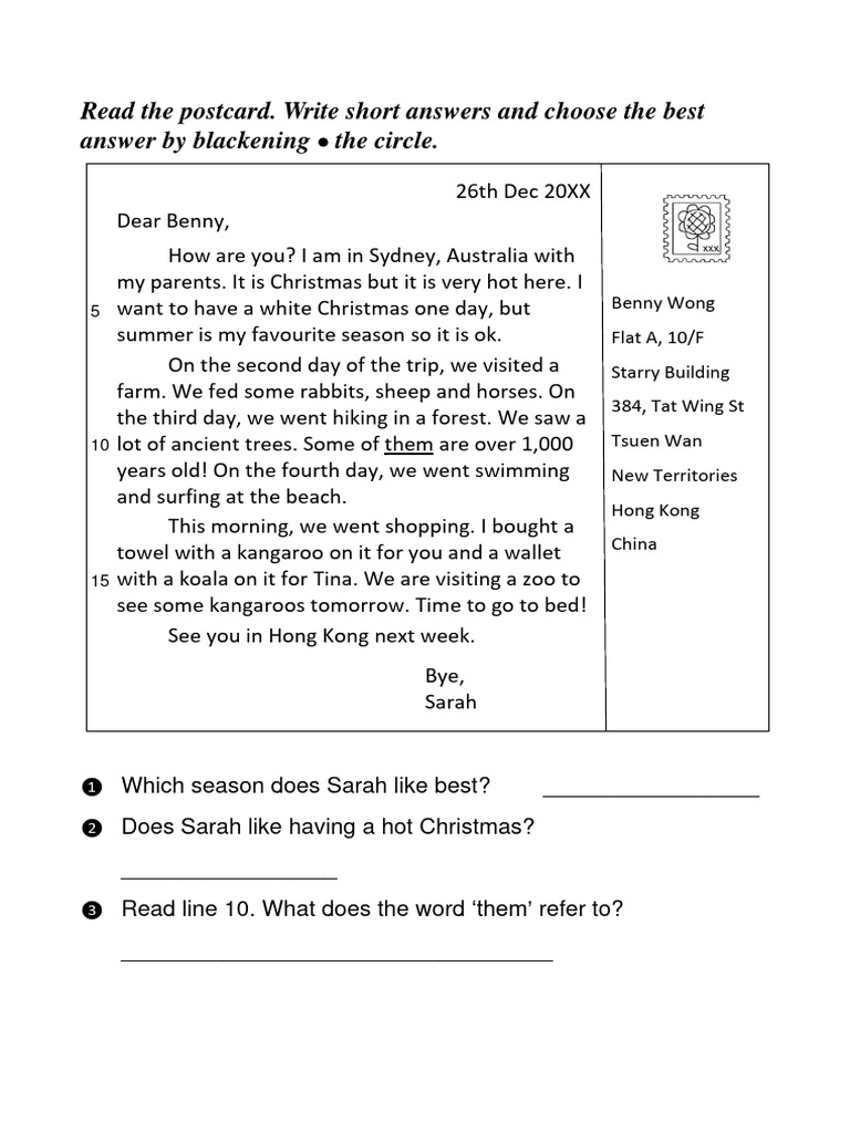 Exam Reading Exercises | PDF