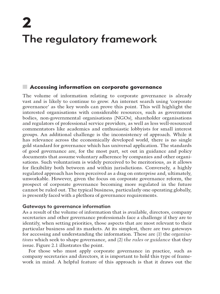 Corporate Governance Handbook Extract | Download Free PDF | Governance ...