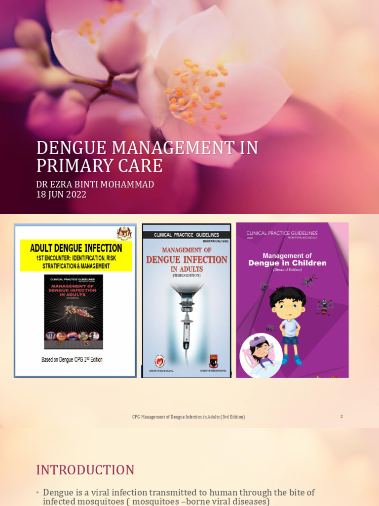 DENGUE MANAGEMENT IN PRIMARY CARE Seminar 2022 | PDF | Clinical ...