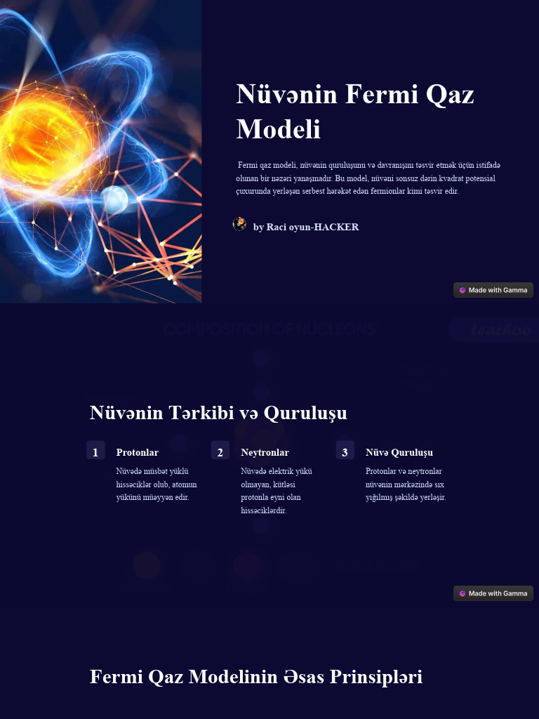Nuvenin Fermi Qaz Modeli | PDF