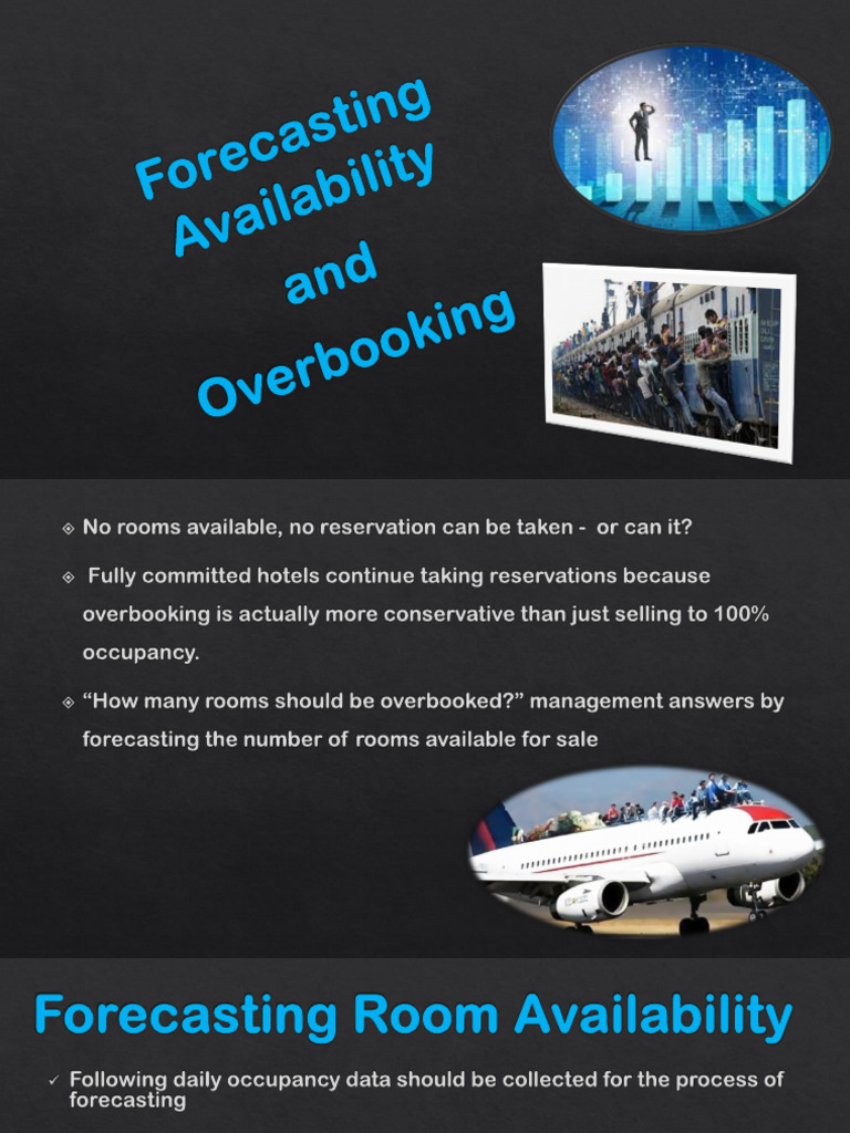 Forecasting Availability and Overbooking | PDF
