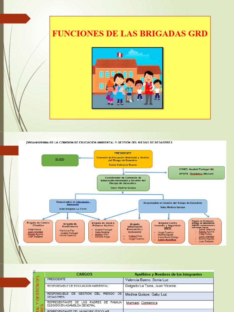 Fubciones Brigadas | PDF