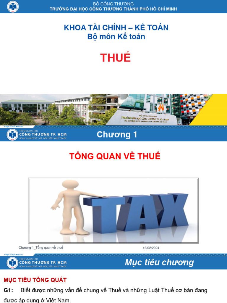 Chuong 1 - Tong Quan Ve Thue | PDF