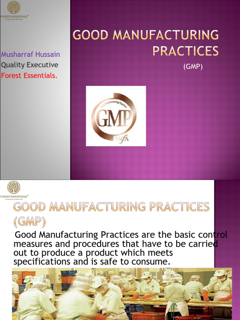 GMP Training | PDF | Pest Control | Pest (Organism)