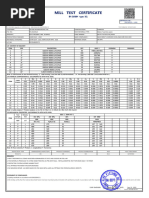 Sample MTC: Material Test Certificate | PDF | Screw | Manufactured Goods