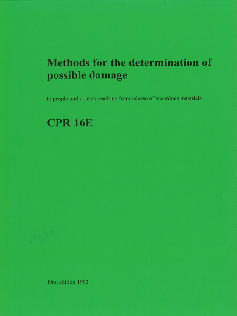 TNO 1992 Greenbook | PDF