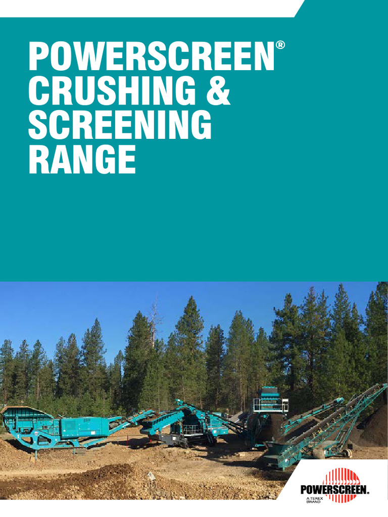 Powerscreen India Crushing Screening Conveyor Brochure 2023(WEB) | PDF