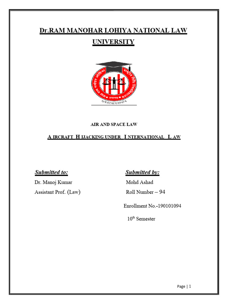 Aircraft Hijacking - 240403 - 181443 | PDF | Extradition | Aircraft Hijackings