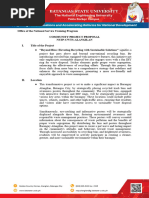 Project Proposal | PDF | Waste Management | Municipal Solid Waste