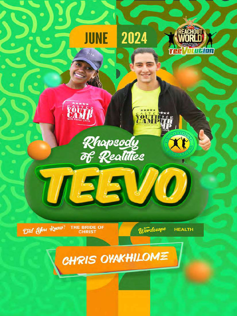 English June TeeVo 2024 | PDF | Born Again | Jesus