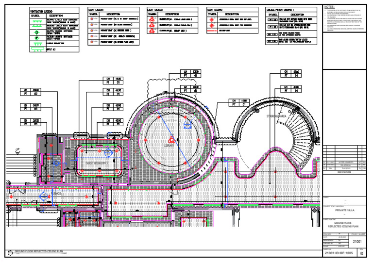 21001-ID-GF,FF-1005 Reflected Ceiling Plan R1-GF.CREATIVE ROOM | PDF