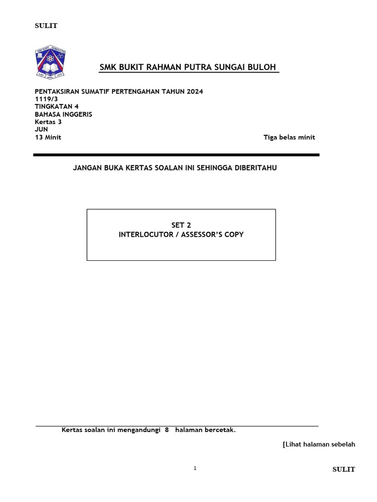 Set 2 (Inter-Assess) | PDF | Human Communication