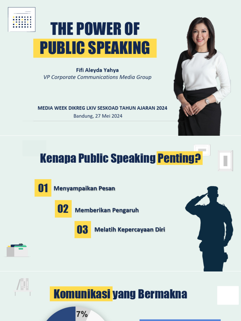 FAY - The Power of Public Speaking Seskoad 2024 | PDF