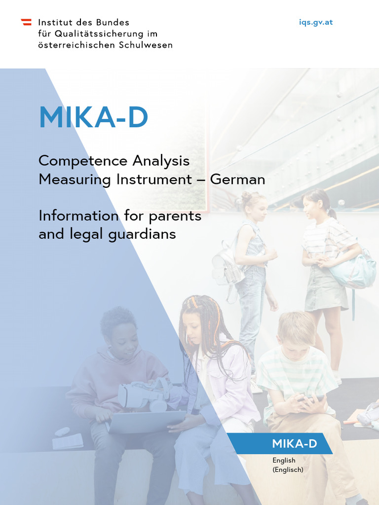 Elterninfo_Englisch_MIKA-D_allgemein_2022 | PDF | German Language | Human Communication