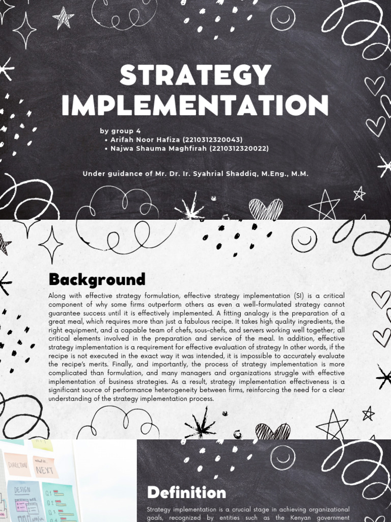 Strategy Implementation (Strategic Management) by Group 4 | PDF ...