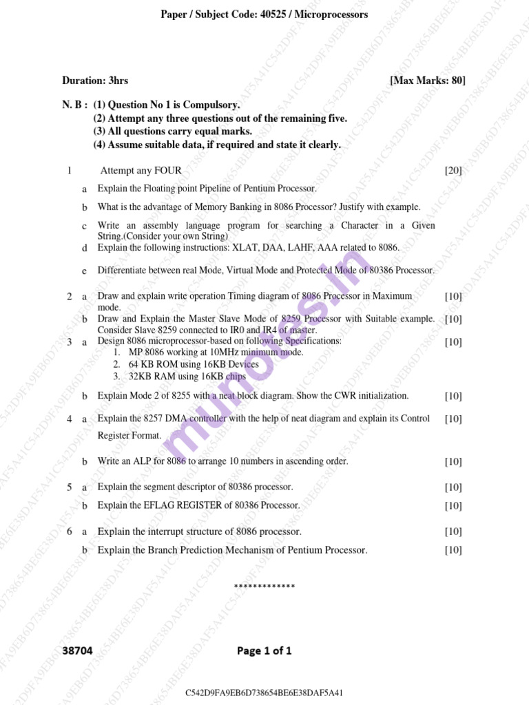 Microprocessors | PDF | Computer Science | Computing