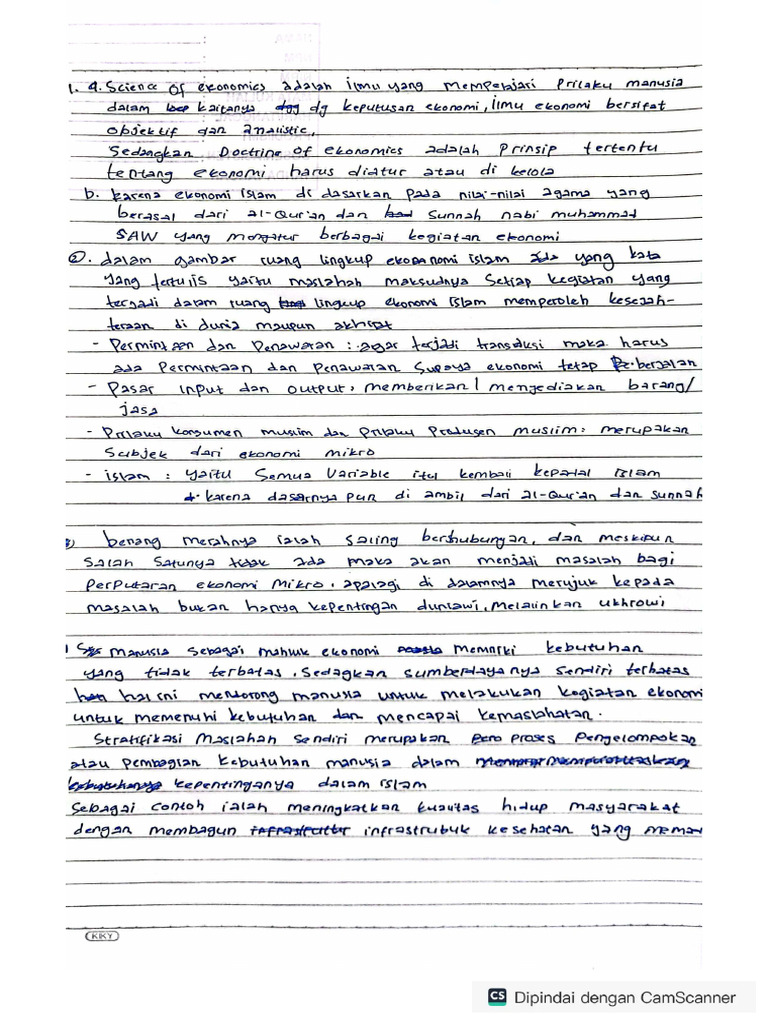 UTS-Wawan Kurniawan-EKOS 2B-Pengantar Ekonomi Mikro Syariah | PDF