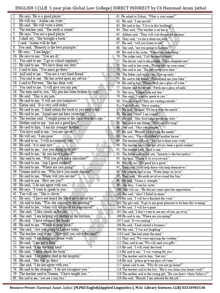 Direct Indirect 2 Final | PDF