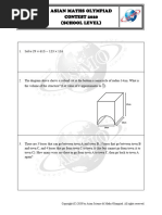 ASMO 2020 Past Papers for Grades 7-9 | PDF | Numbers | Teaching Mathematics
