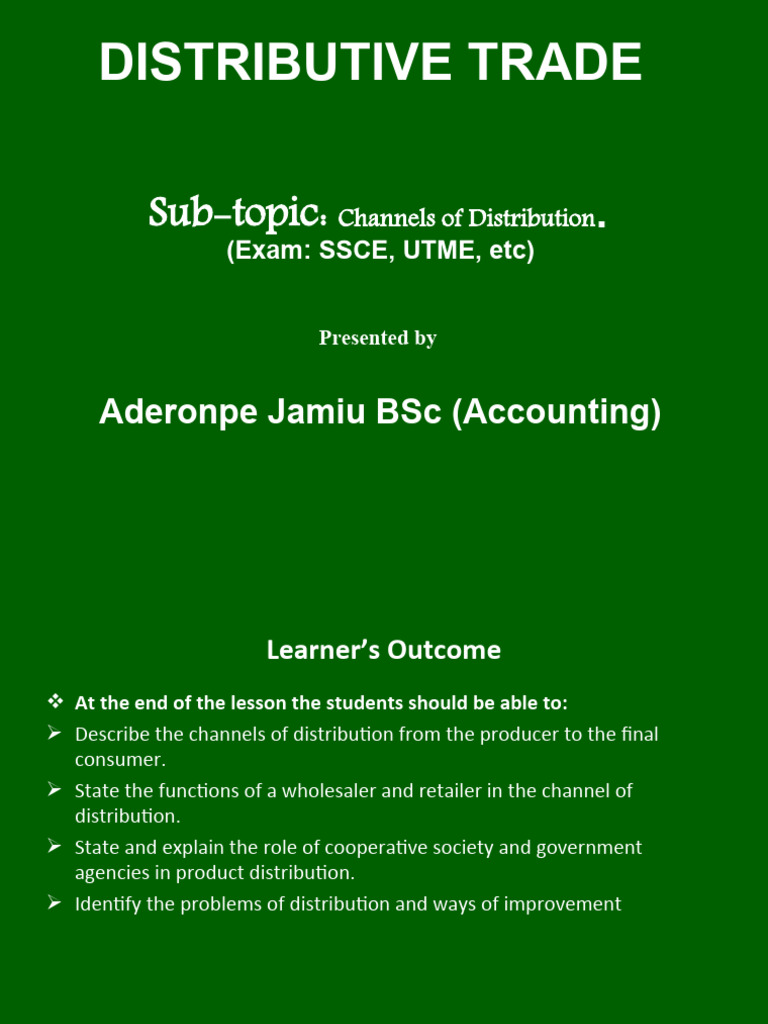 Distributive Trade (G Zoom) | PDF | Retail | Goods Distributive Trade (G Zoom) | PDF | Retail | Goods