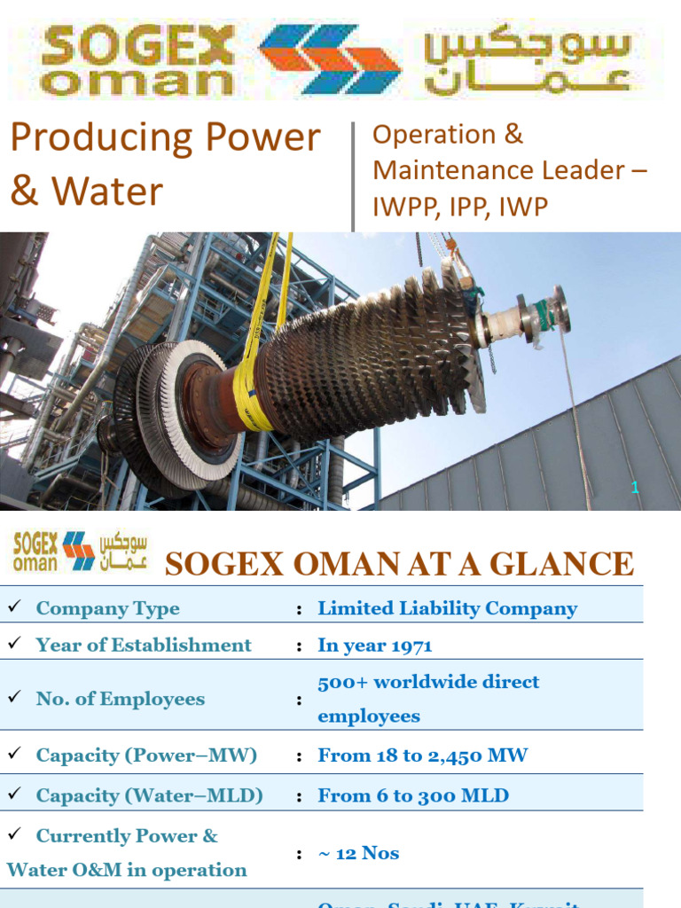 2a Sogex Profile | PDF | Desalination | Water Purification