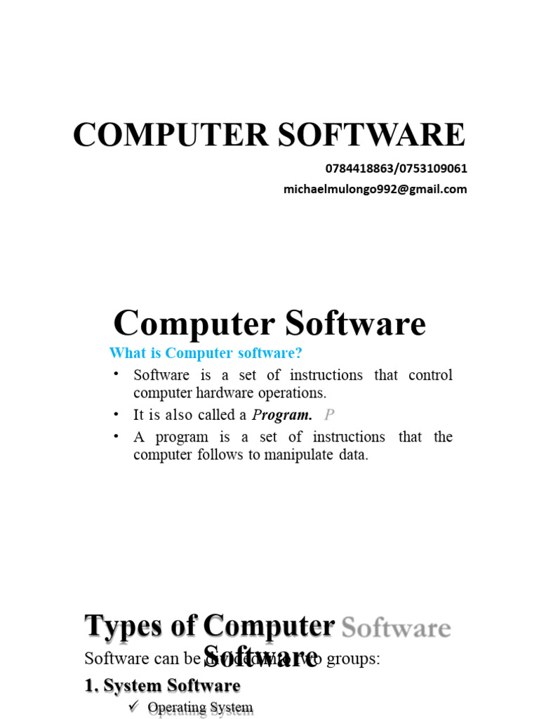 Computer Software | PDF | Operating System | Antivirus Software