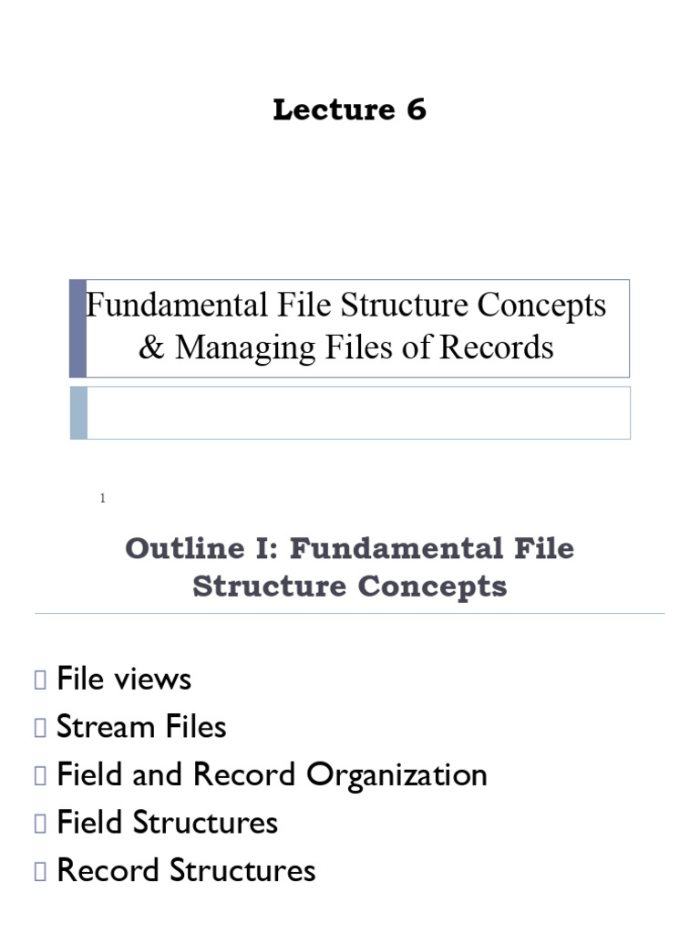 FP-Lecture-6 01 | PDF | Database Index | Computer File