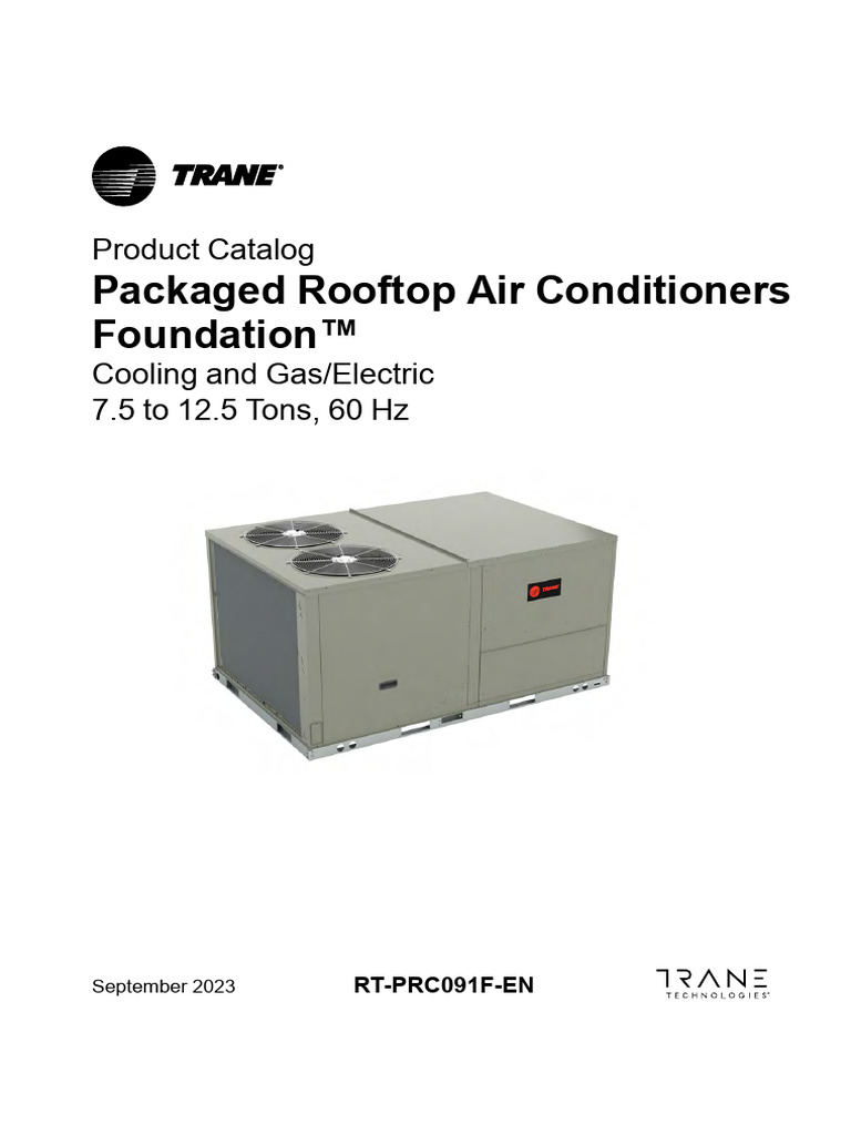 Trane A | PDF | Thermostat | Heat Exchanger
