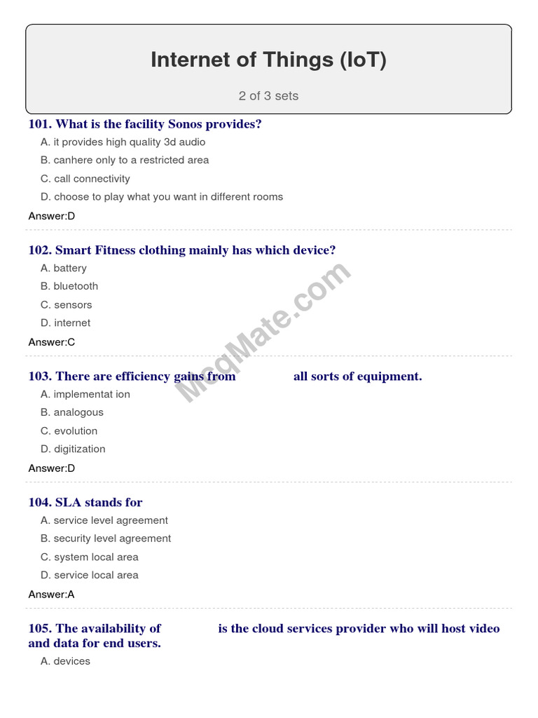 Internet-Of-Things (Set 2) | PDF | Internet Of Things | Raspberry Pi