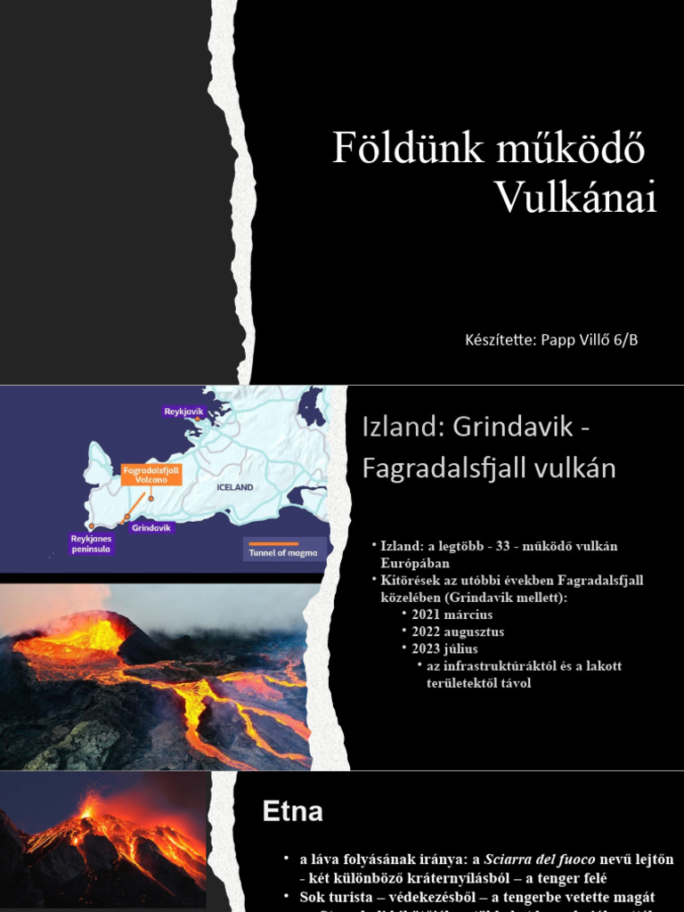 Földünk Működő Vulkánai | PDF
