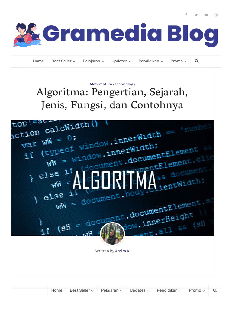 Pengertian dan Jenis Algoritma | PDF