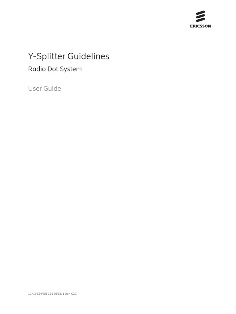 Y-Splitter Guidelines | PDF | Computing | Electrical Engineering