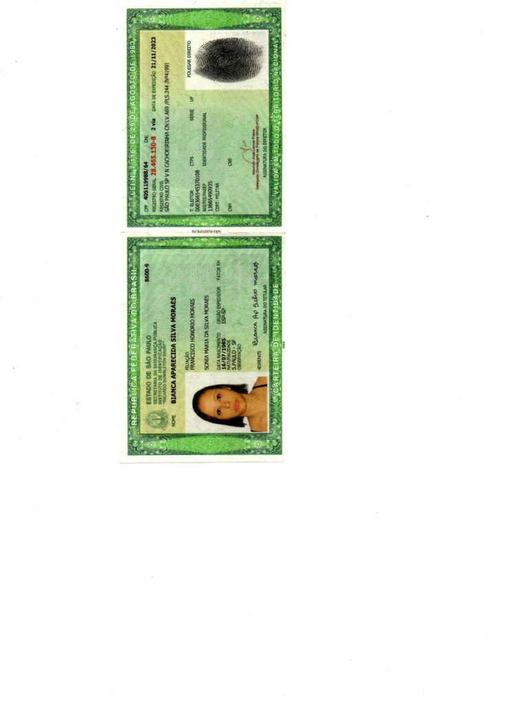 RG e Cpf-2 (1) | PDF