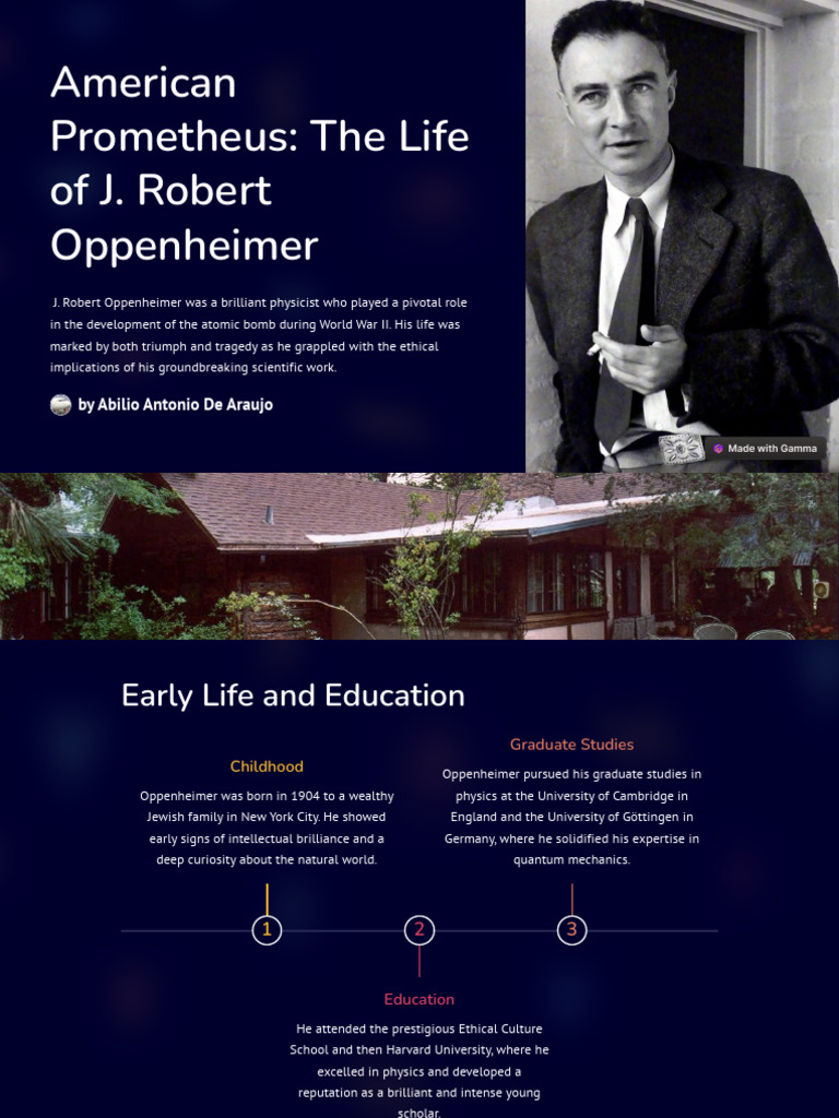 American Prometheus The Life of J Robert Oppenheimer | PDF | Nuclear ...