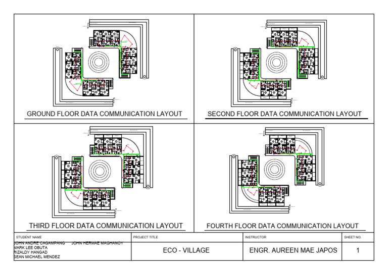 Eco-Village (Data Comms Layout 1) - Maam Japos | PDF | Home ...