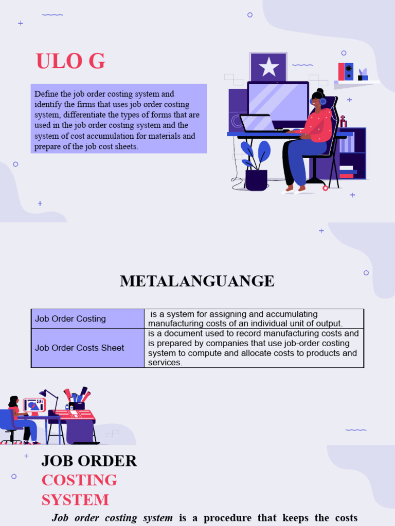Job Order Costing System Overview | PDF | Cost Of Goods Sold | Business ...