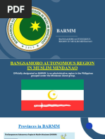 BARMM Provinces and Cultural Overview | PDF | Mindanao | Earth Sciences