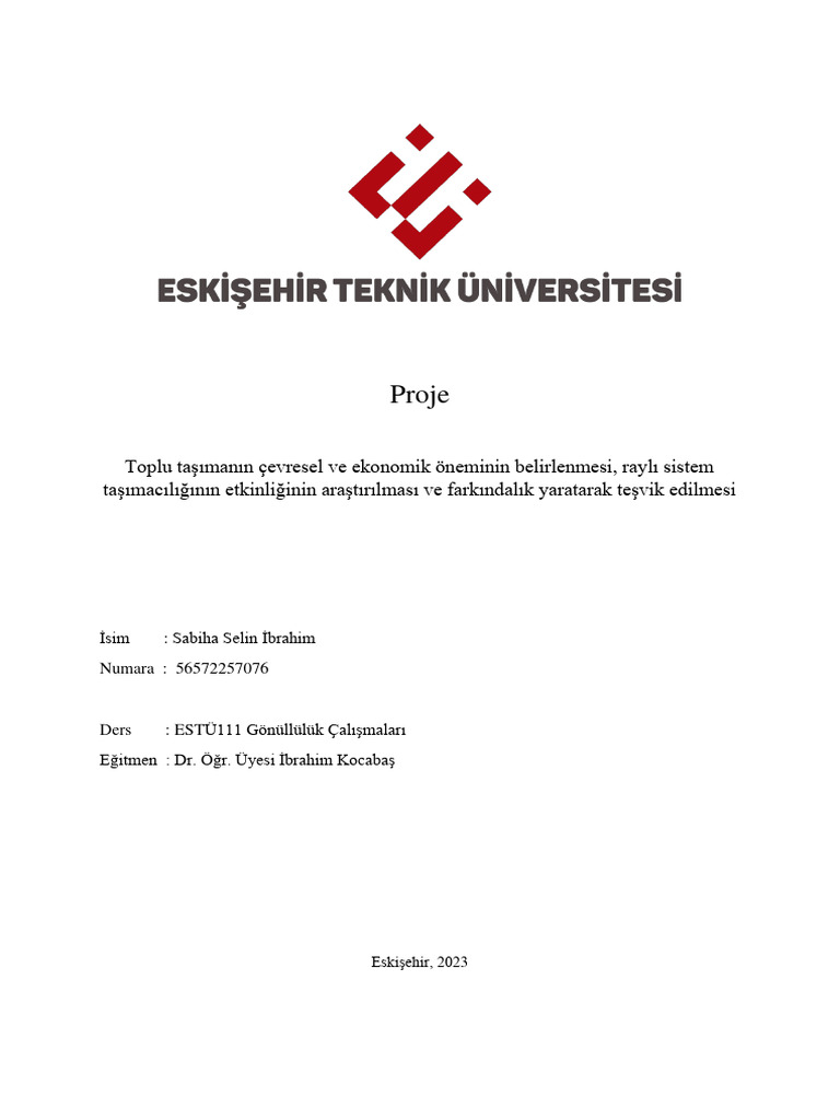 Toplu Taşıma | PDF