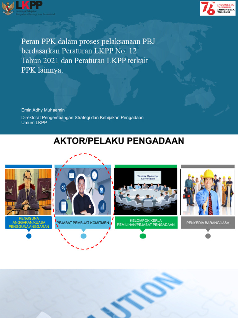 Tugas Dan Fungsi PPK Menurut Perlem 12 Tahun 2021 | PDF