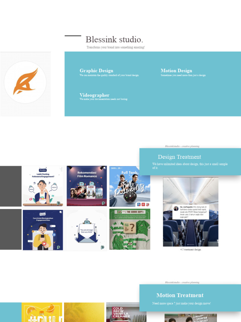 Blessink Studio Creative Coverage | PDF