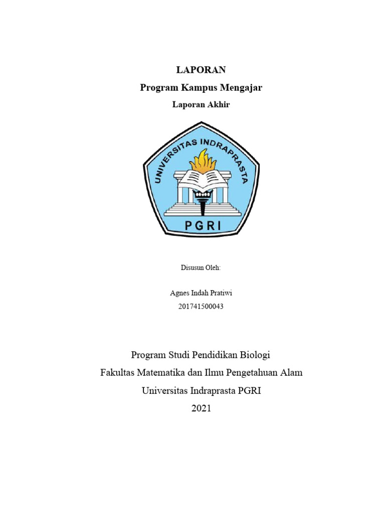 Laporan Akhir Program Kampus Mengajar | PDF