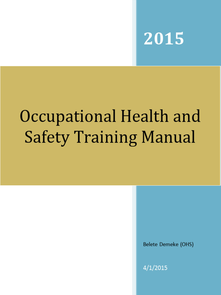2015-Occupational Health & Safety Training Manual | PDF | Occupational Safety And Health | Asthma
