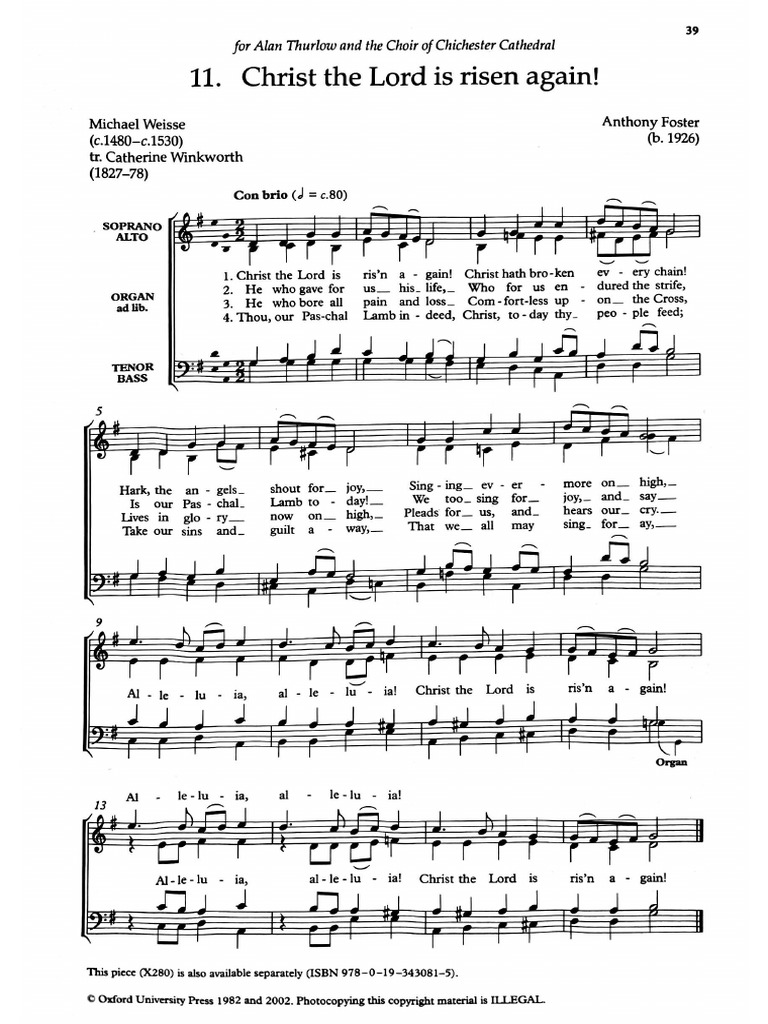 Christ The Lord Foster | PDF