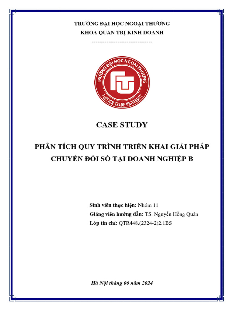 Case Study Final | PDF